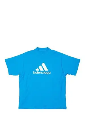 Balenciaga X Adidas Oversized T-shirt - Blue