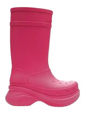 Balenciaga X Crocs Boot - Bright Pink