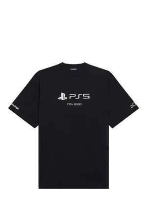 Balenciaga X Playstation Boxy T-shirt - Black