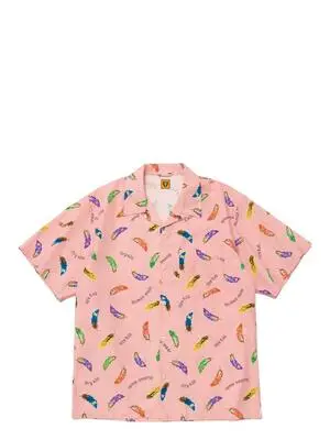 HUMAN MADE Feather Aloha Shirt Pink