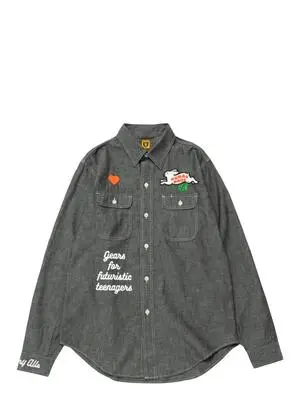 HUMAN MADE Chambray Shirt - Black