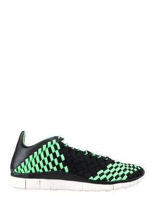 Nike Free Inneva Woven Sneakers - Black/blaxk/poison Green