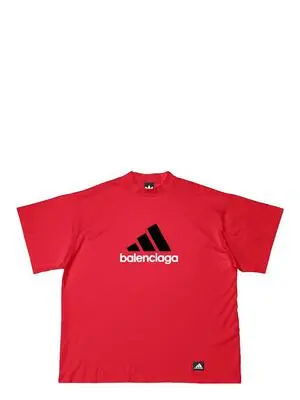 Balenciaga X Adidas Oversized T-shirt - Red