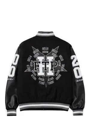 HUF X Ftp Varsity Jacket - Black