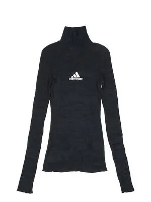 Balenciaga X Adidas High Neck Top - Black