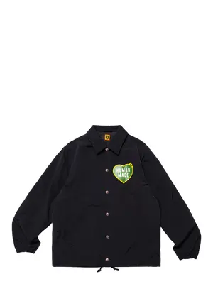 HUMAN MADE Heart Logo Coach Jacket - Black