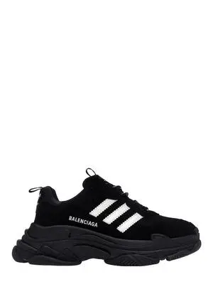 Balenciaga X Adidas Triple Sin Sneakers - Black/white