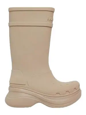 Balenciaga X Crocs Rubber Boots - Beige