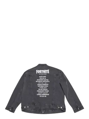 Balenciaga X Fortnite©2021 Large Fit Jacket - Black