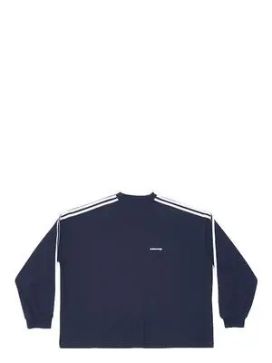 Balenciaga X Adidas Long Sleeve T-shirt - Navy Blue