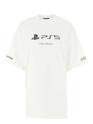 Balenciaga X Playstation Boxy T-shirt - White