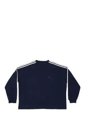Balenciaga X Adidas Long Sleeve T-shirt - Navy Blue