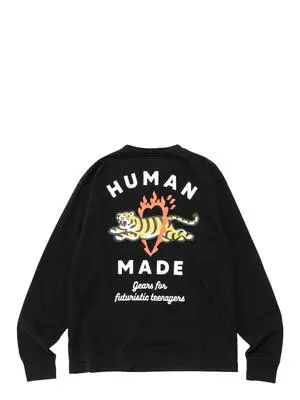 HUMAN MADE Graphic #3 Long Sleeve T-shirt - Black