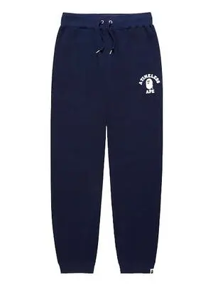 A BATHING APE X Jjjjound College Sweatpants - Navy Blue