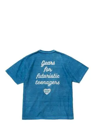 HUMAN MADE Indigo Heart Badge T-shirt - Indigo Blue