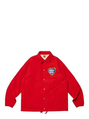 HUMAN MADE Heart Logo Coach Jacket - Red