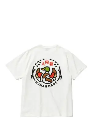 HUMAN MADE Ningensei Indigo Pocket T-shirt - White