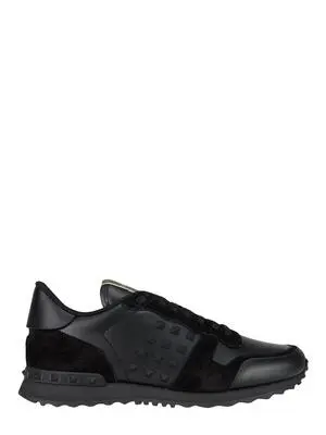 Valentino Garavani Garavani Rockstud Rockrunner Sneakers - Black