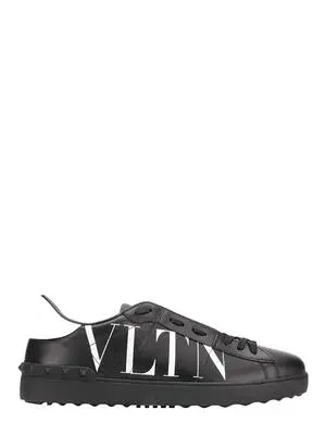 Valentino Garavani Garavani Open Vltn Logo Sneakers - Black White