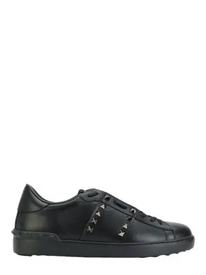Valentino Garavani Rockstud Untitled Sneakers - Black/ruthenium/finish Stud