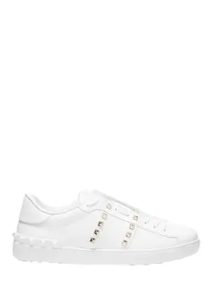 Valentino Garavani Rockstud Untitled Sneakers - White/gold