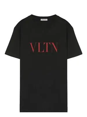 Valentino Garavani Vltn Print T-shirt Black/red