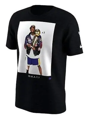 Nike Kobe Bryant Trophy Retirement Goat Drifit T-shirt - Black