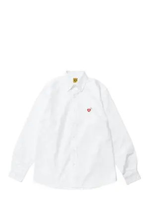 HUMAN MADE Oxford Bd Long Sleeve Shirt - White
