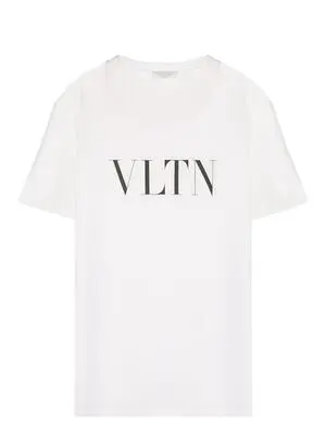 Valentino Garavani Vltn Print T-shirt White/black