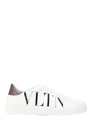 Valentino Garavani Garavani Open Vltn Logo Sneakers - White/black/bronze