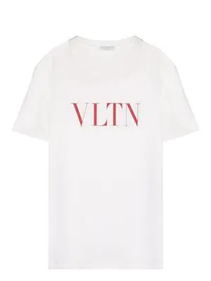 Valentino Garavani Vltn Print T-shirt White/red