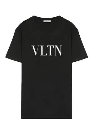 Valentino Garavani Vltn Print T-shirt Black/white
