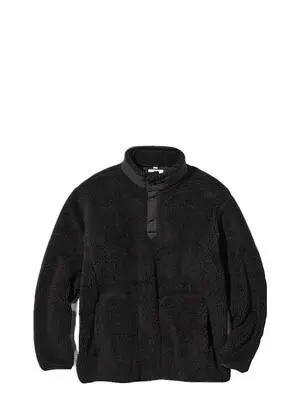 Uniqlo X White Mountaineering Fleece Oversized Longsleeve Pullover - Black