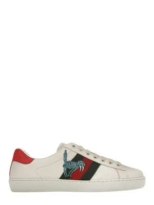 Gucci Ace Freya Hartas Sneakers White/blue/green