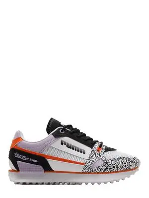 PUMA Mile Rider Mr. Doodle Sneakers - Puma White/puma Black