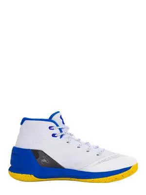 Under Armour Ua Curry 3 High-top Sneakers - White/ultra Blue