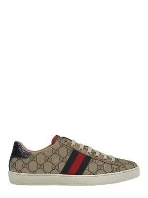 Gucci Ace Gg Supreme Sneakers - Brown