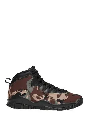 JORDAN Jordan 10 Retro Woodland Camo Sneakers Medium Olive/black/dark Army