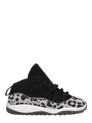 JORDAN 11 Retro Animal Instinct Toddler Sneakers - Black/red/sail
