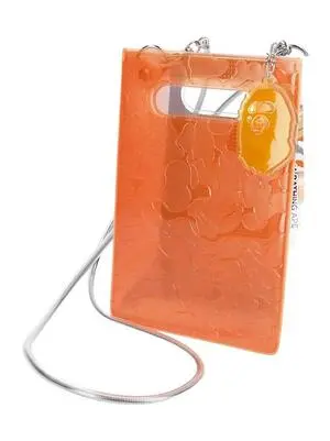 A BATHING APE X Nananana A5 Vertical Bag - Orange Fukuoka Store Exclusive