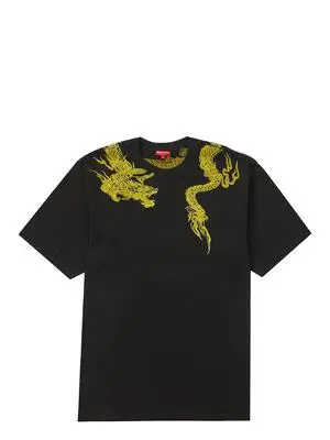 Supreme Dragon Wrap Short Sleeve Top Black