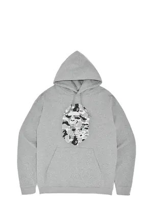 A BATHING APE X New Balance Ape Head Relaxed Fit Pullover Hoodie - Grey