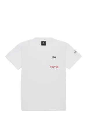 100 THIEVES Numbers T-shirt - White