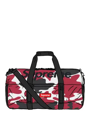 Supreme Duffle Bag - Red Camo