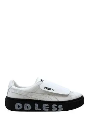 PUMA Platform Strap Sneakers - Puma White/puma Black