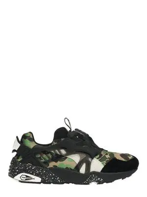 PUMA Disc Blaze Bape Camo Sneakers - Green/black