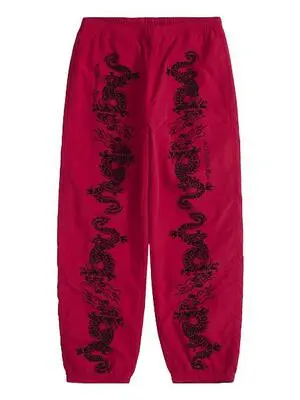 Supreme Dragon Track Pant - Red
