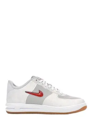 Nike Lunar Force 1 Low Clot Fuse Sneakers - Grey/red/blue