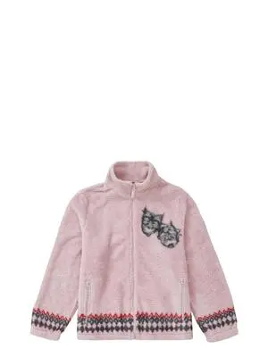 Supreme Drama Mask Fleece Jacket - Pink