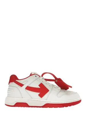 Off-White Off-White Out Of Office Low-Top Sneakers White/red